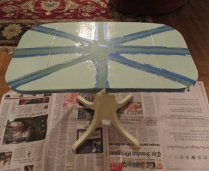 How to Make a Union Jack Table